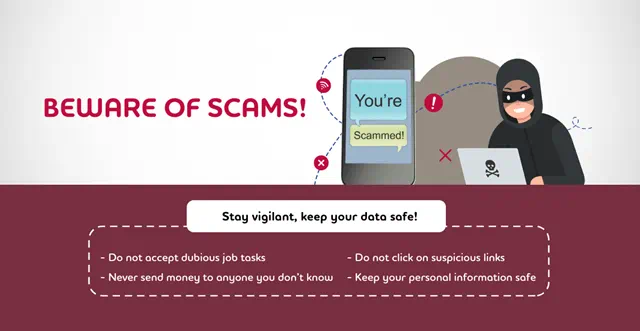Your Safety is Our Priority. Beware of Fake Job Scams.